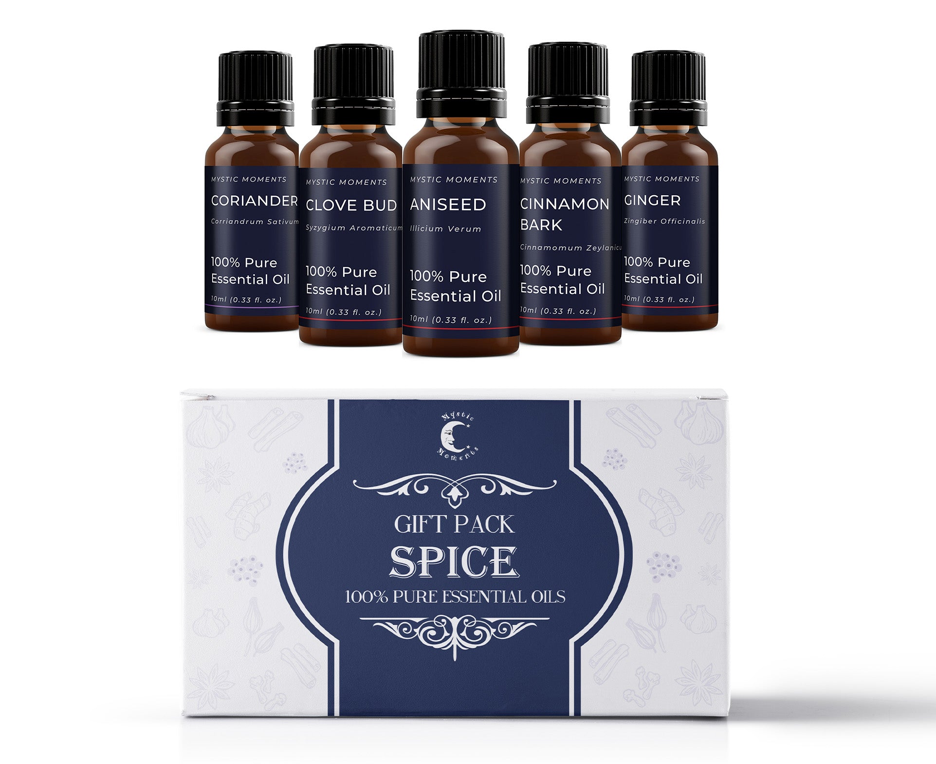 Gift Starter Pack of 5 Spice Essential Oils.
