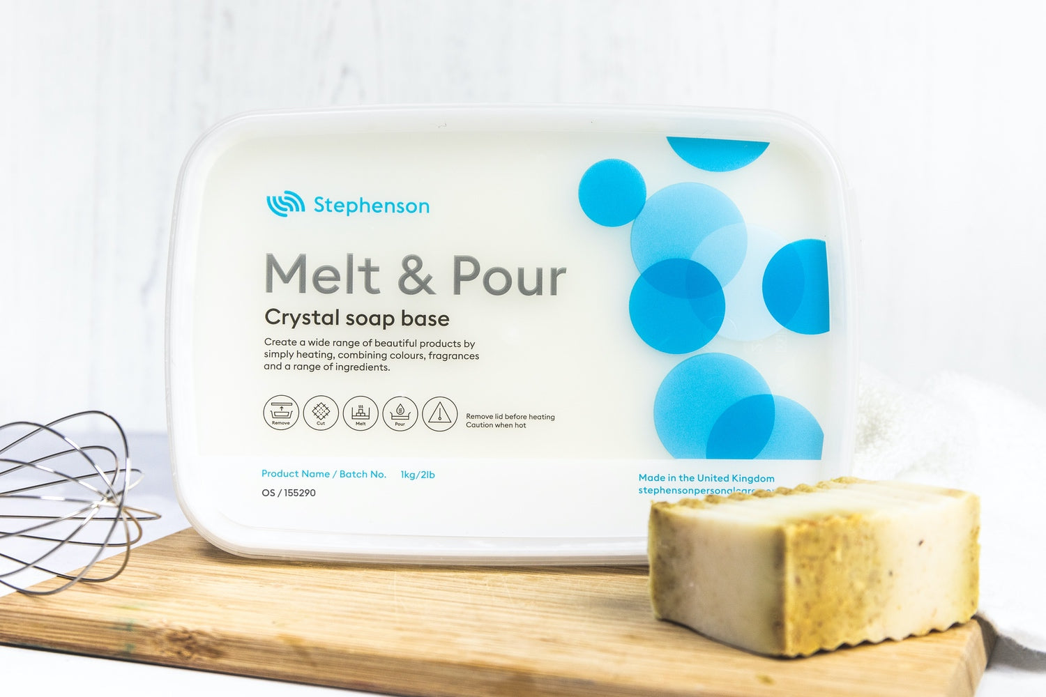 Melt and Pour Soap Base - Oatmeal and Shea Butter